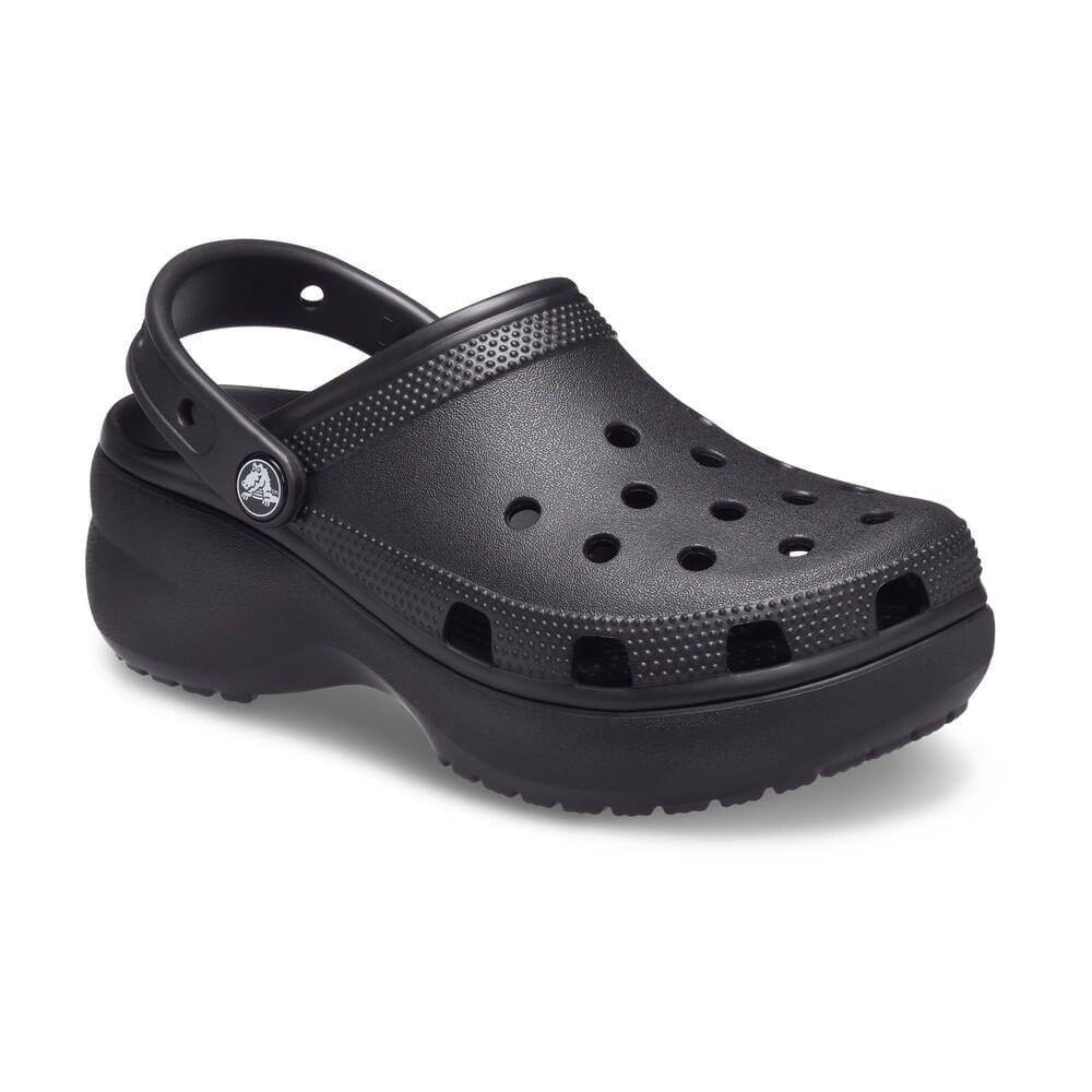 Sandália Crocs Classic Platform Clog BLACK