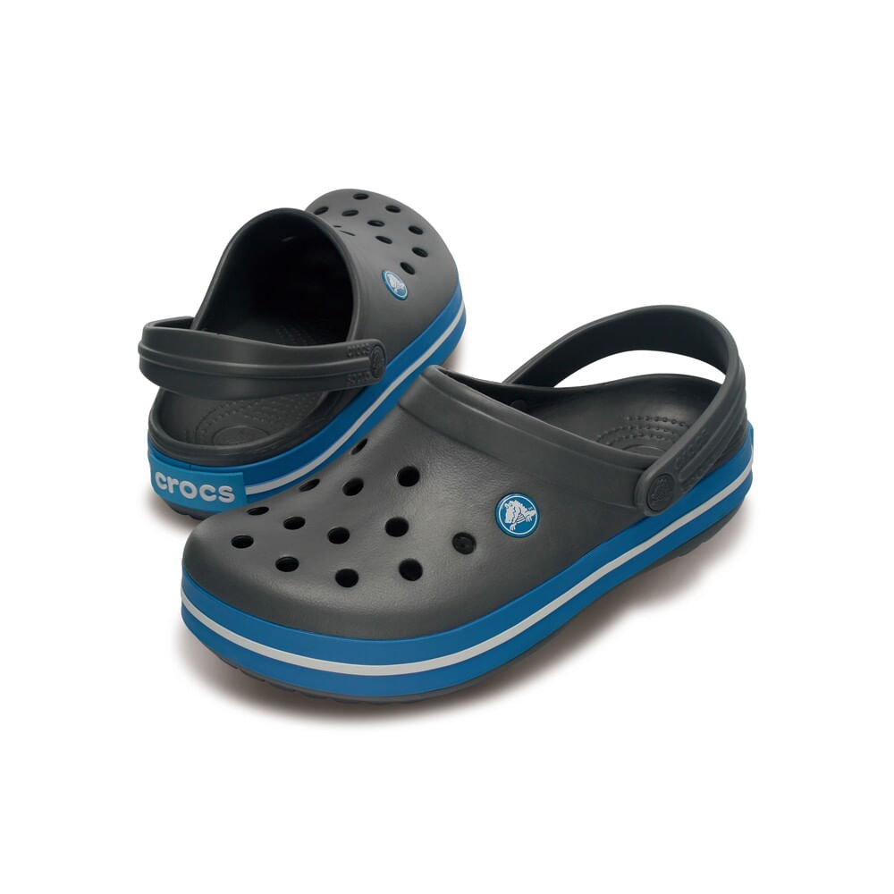 Sandália Crocs Crocband Clog Charcoal/Ocean