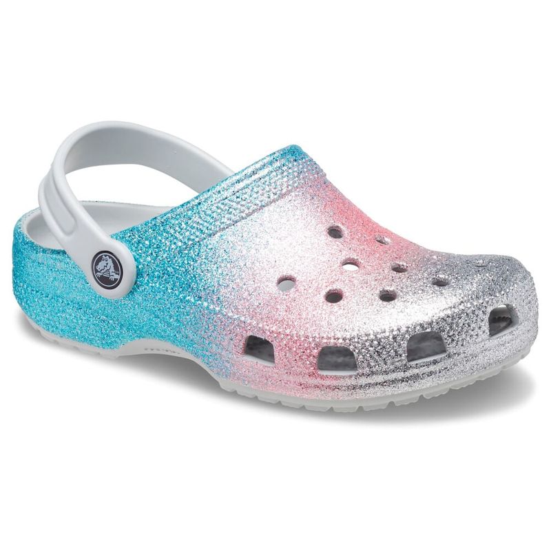 Sandália Crocs Classic Glitter Clog Juvenil SHIMMER/MULTI