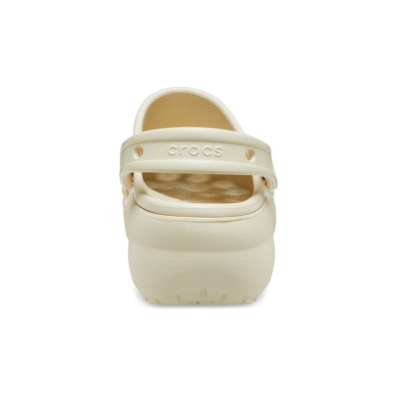 Sandália Crocs Classic Platform Clog BONE