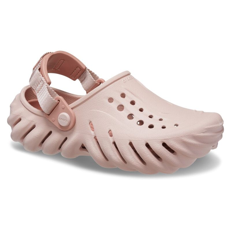 Sandália Crocs Echo Clog Infantil PINK CLAY