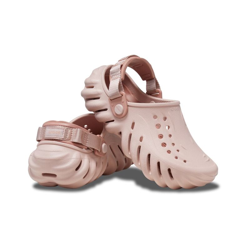 Sandália Crocs Echo Clog Infantil PINK CLAY