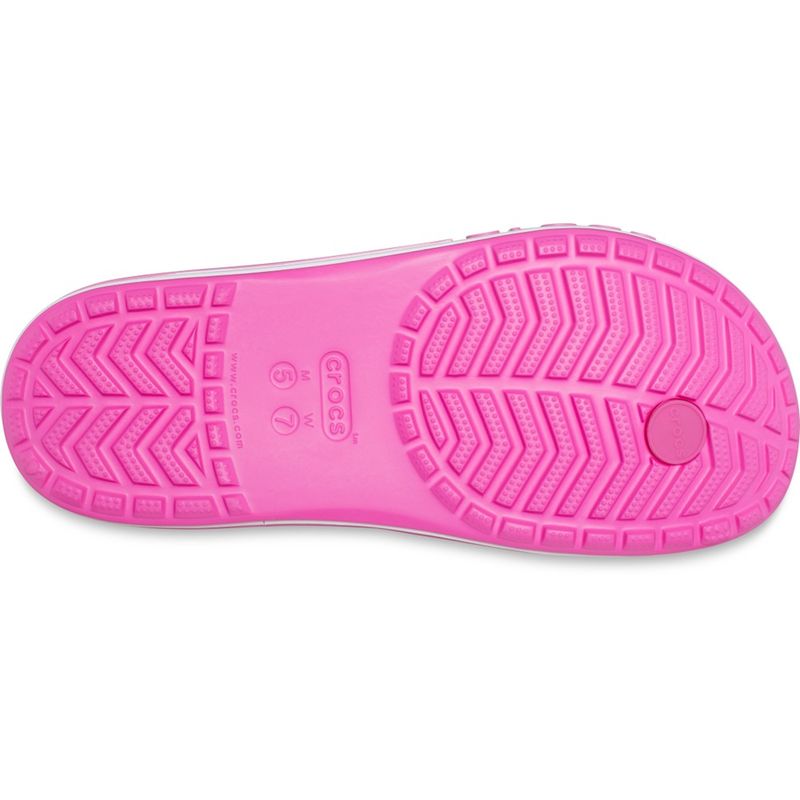 Chinelo Crocs Bayaband Flip ELECTRIC PINK