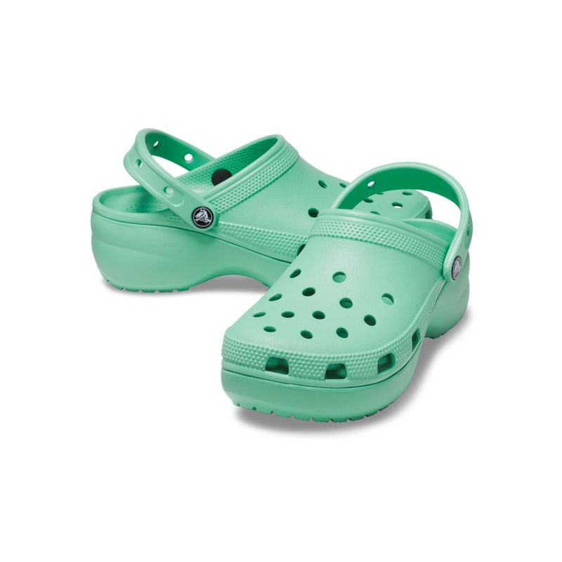 Sandália Crocs Classic Platform Clog JADE STONE