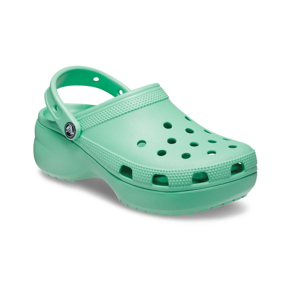 Sandália Crocs Classic Platform Clog JADE STONE