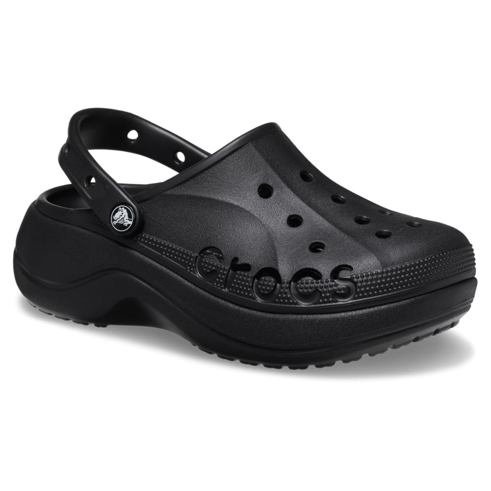 Sandália Crocs Baya Platform Clog BLACK