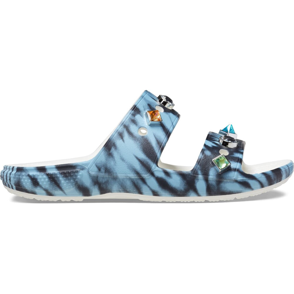 Sandália Crocs Classic Lil Rebel Sandal Juvenil MULTI/WHITE