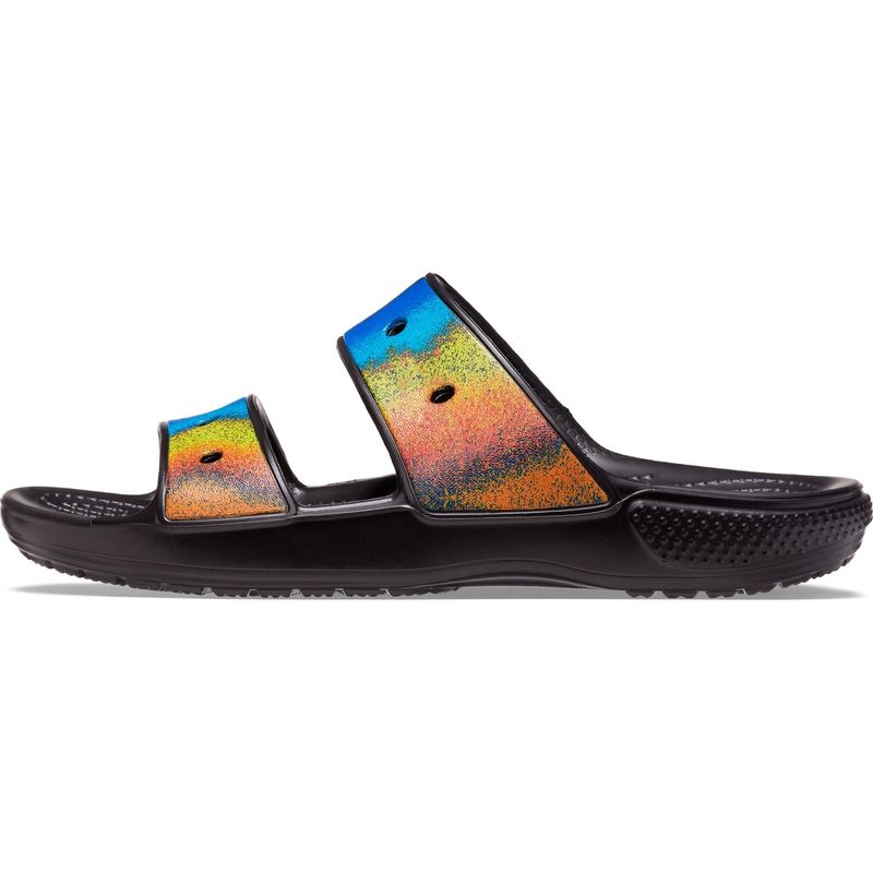 Sandália Crocs Classic Spray Dye Sandal BLACK/MULTI