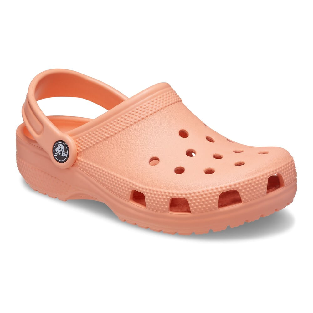 Sandália Crocs Classic Clog Juvenil PAPAYA