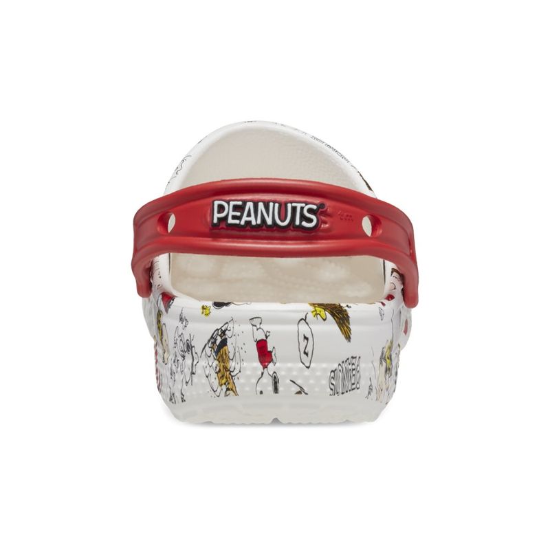 Sandália Crocs Classic Peanuts Clog Juvenil WHITE/MULTI