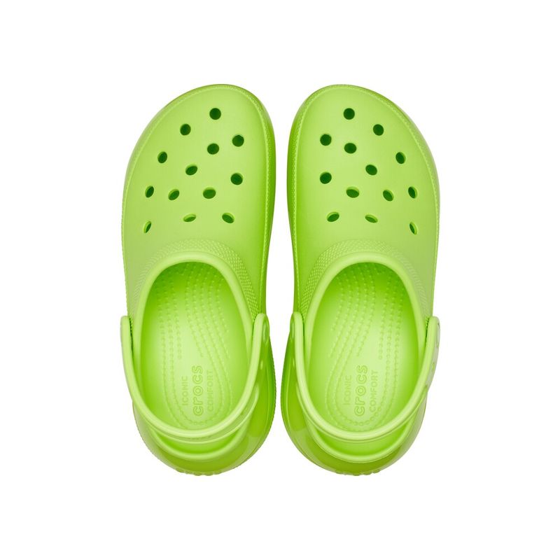 Sandália Crocs Classic Mega Crush Clog LIMEADE