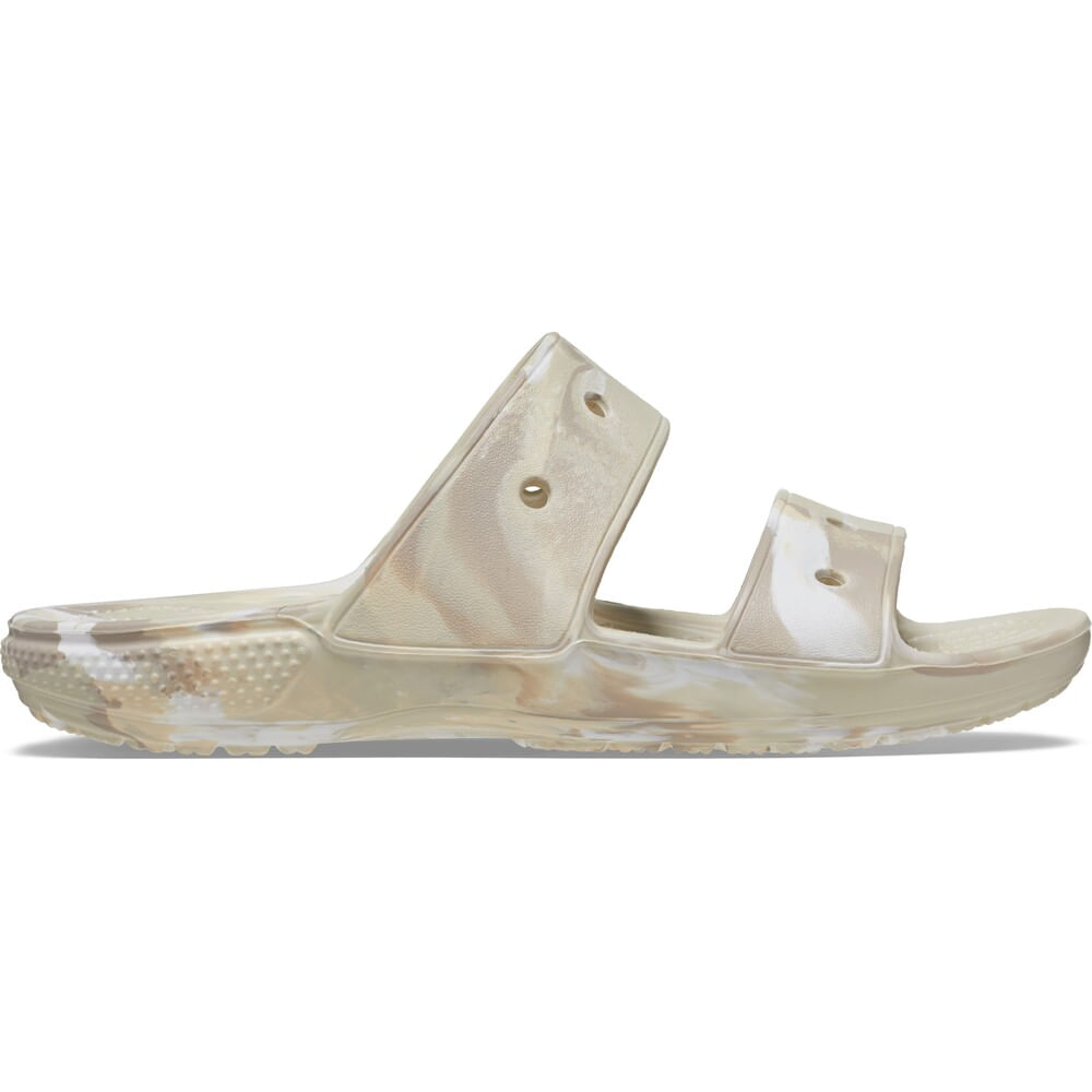 Sandália Crocs Classic Marbled Sandal BONE/MULTI