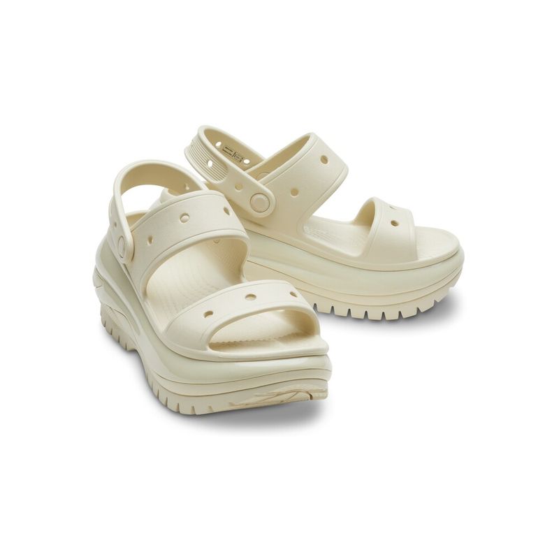 Sandália Crocs Classic Mega Crush Sandal BONE