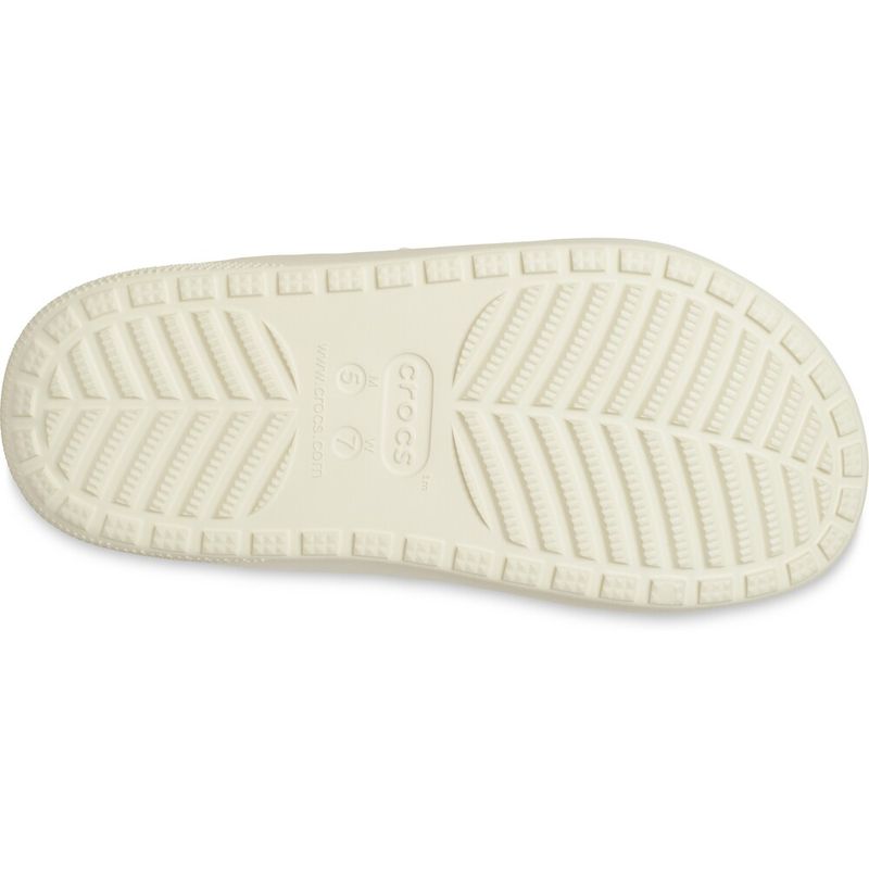 Sandália Crocs Classic Cozzzy Sandal BONE/MUSHROOM