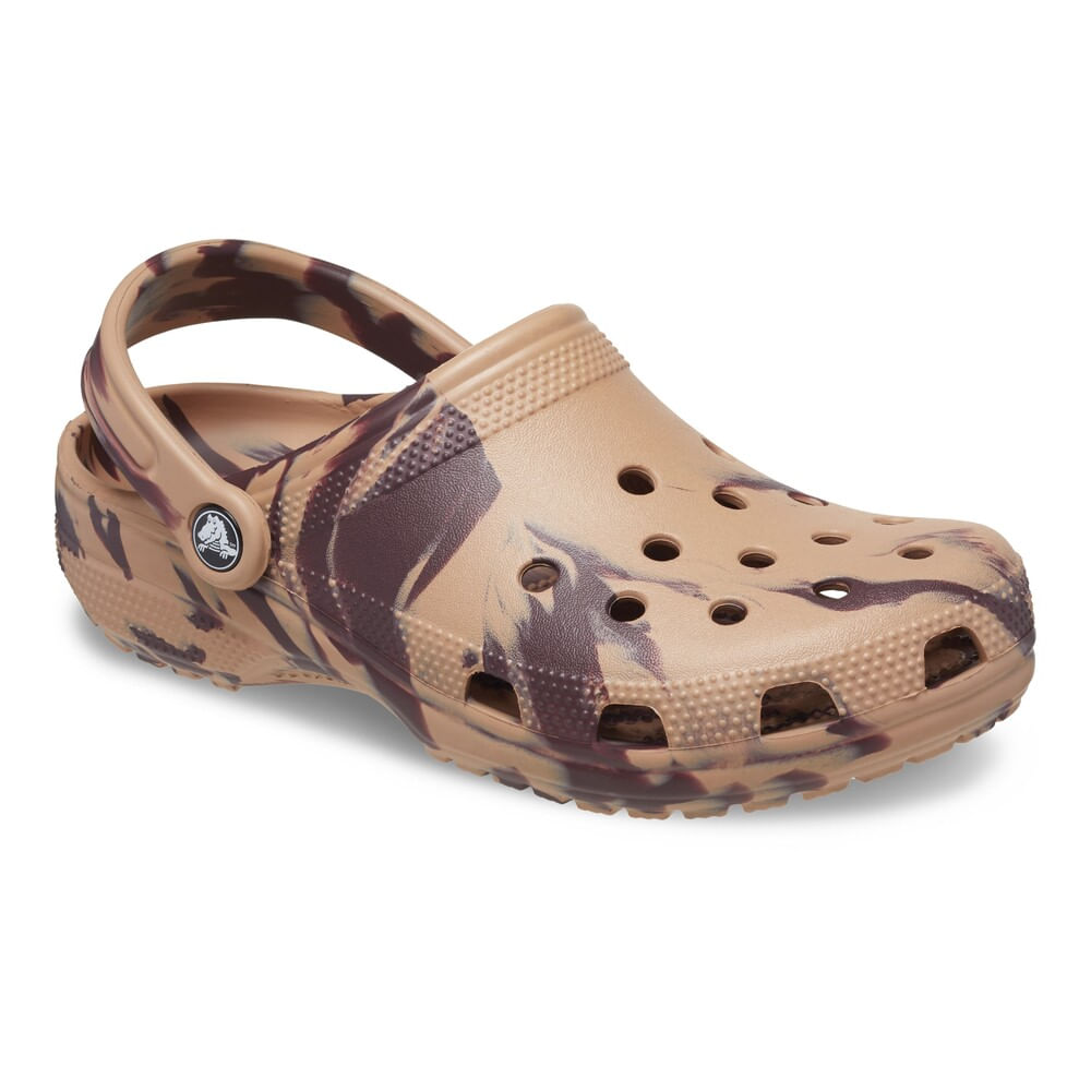 Sandália Crocs Classic Marbled Clog CORK/MULTI