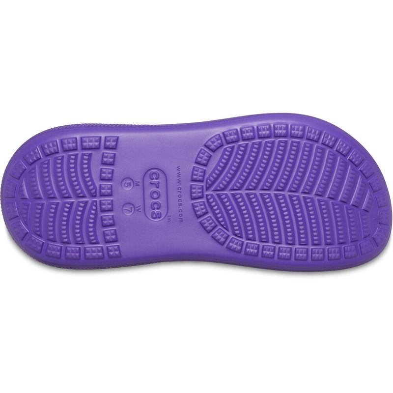 Sandália Crocs Classic Crush Clog NEON PURPLE