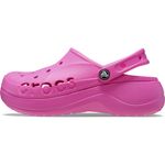 Sandália Crocs Baya Platform Clog ELECTRIC PINK