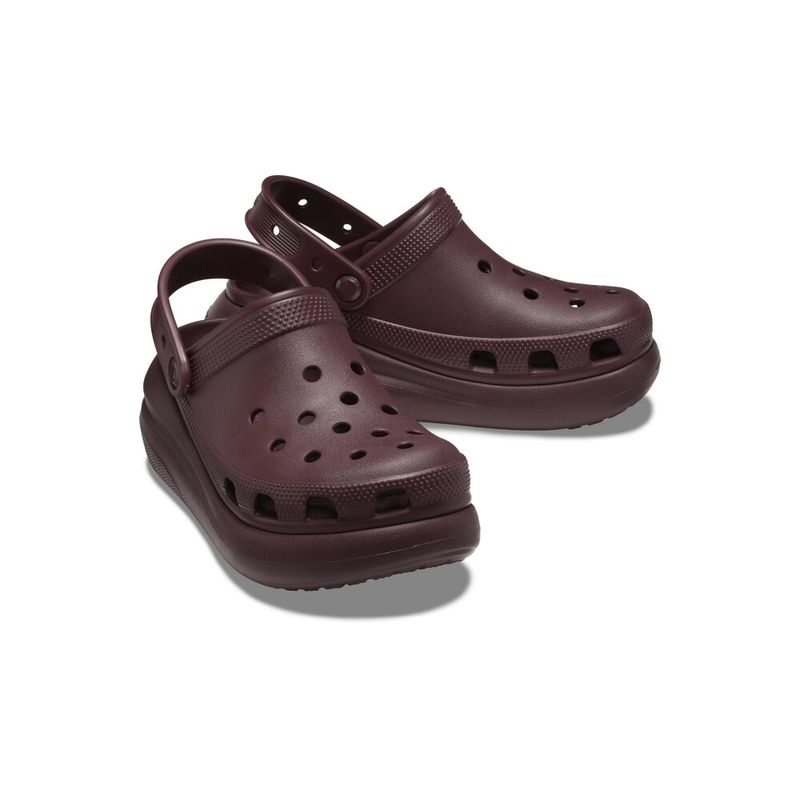 Sandália Crocs Classic Crush Clog DARK CHERRY