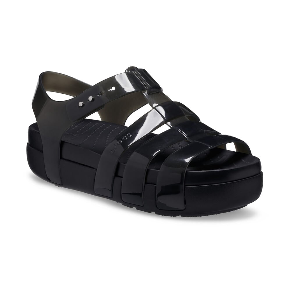 Sandália Crocs Splash Glossy Fisherman BLACK