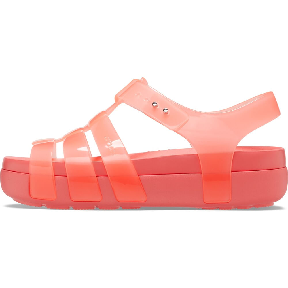 Sandália Crocs Splash Glossy Fisherman NEON WATERMELON
