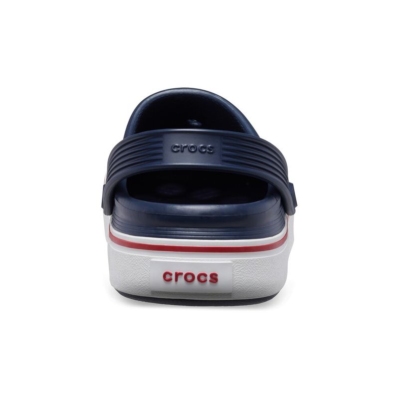 Sandália Crocs Off Court Clog Juvenil NAVY/PEPPER