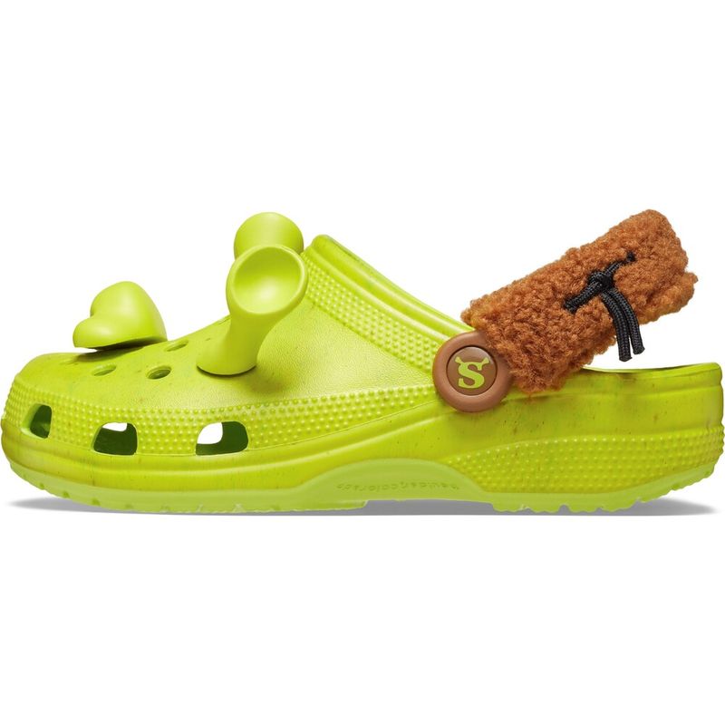 Sandália Crocs Shrek Classic Clog Juvenil LIME PUNCH