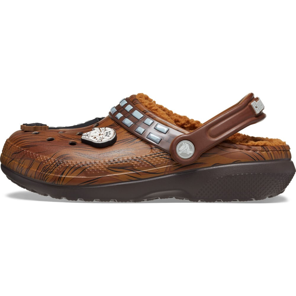 Sandália Crocs Star Wars Classic Lined Clog Infantil ESPRESSO