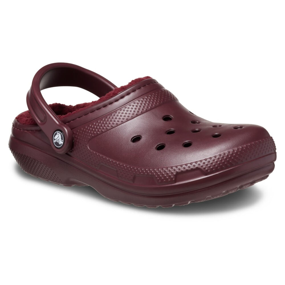 Sandália Crocs Classic Lined Clog DARK CHERRY