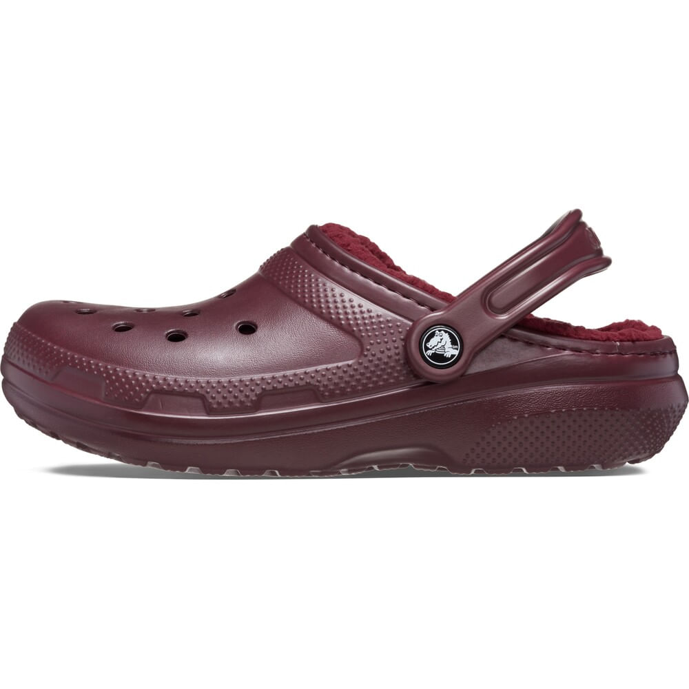 Sandália Crocs Classic Lined Clog DARK CHERRY