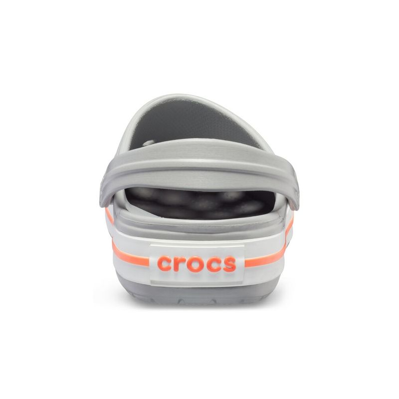 Sandália Crocs Crocband™ Clog LIGHT GREY/BRIGHT CORAL