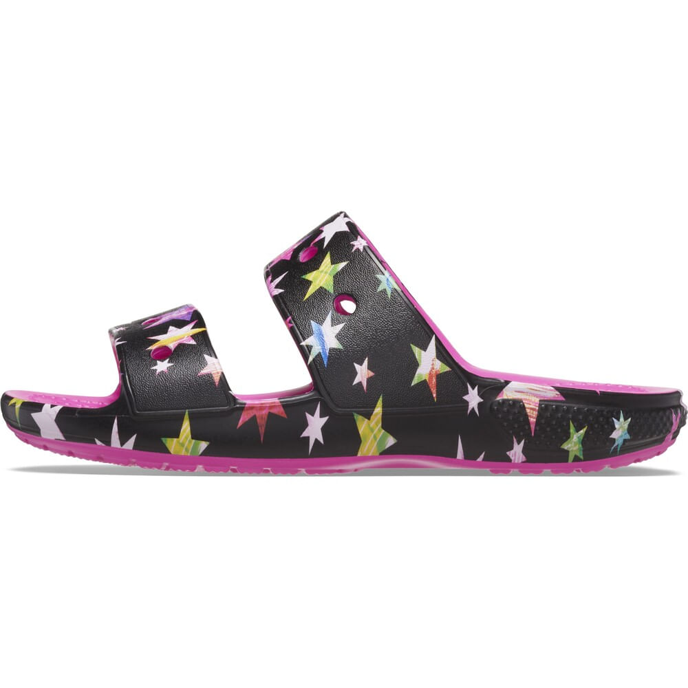 Sandália Crocs Classic Star Print Clog Juvenil JUICE/MULTI