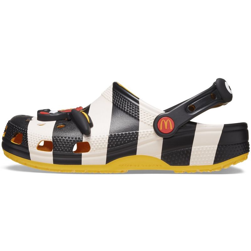 Sandália Crocs x Mc Donalds Classic Clog Hamburglar BLACK/WHITE