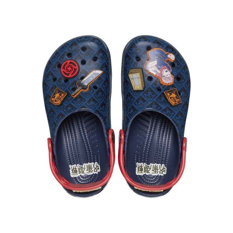 Sandália Crocs Jujutsu Kaisen Classic Clog Juvenil NAVY