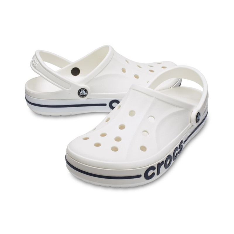 Sandália Crocs Bayaband Clog WHITE/NAVY