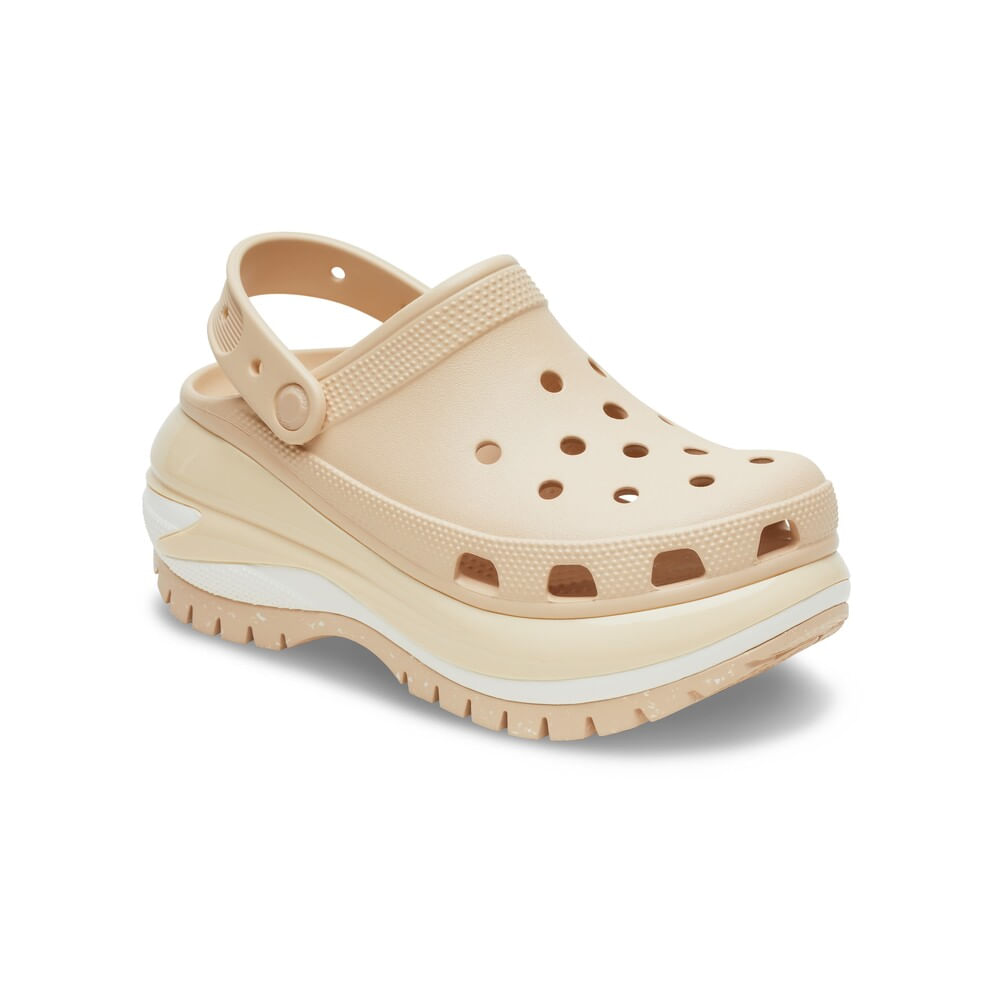Sandália Crocs Classic Mega Crush Clog SHITAKE