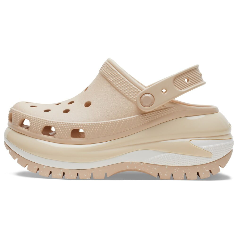 Sandália Crocs Classic Mega Crush Clog SHITAKE
