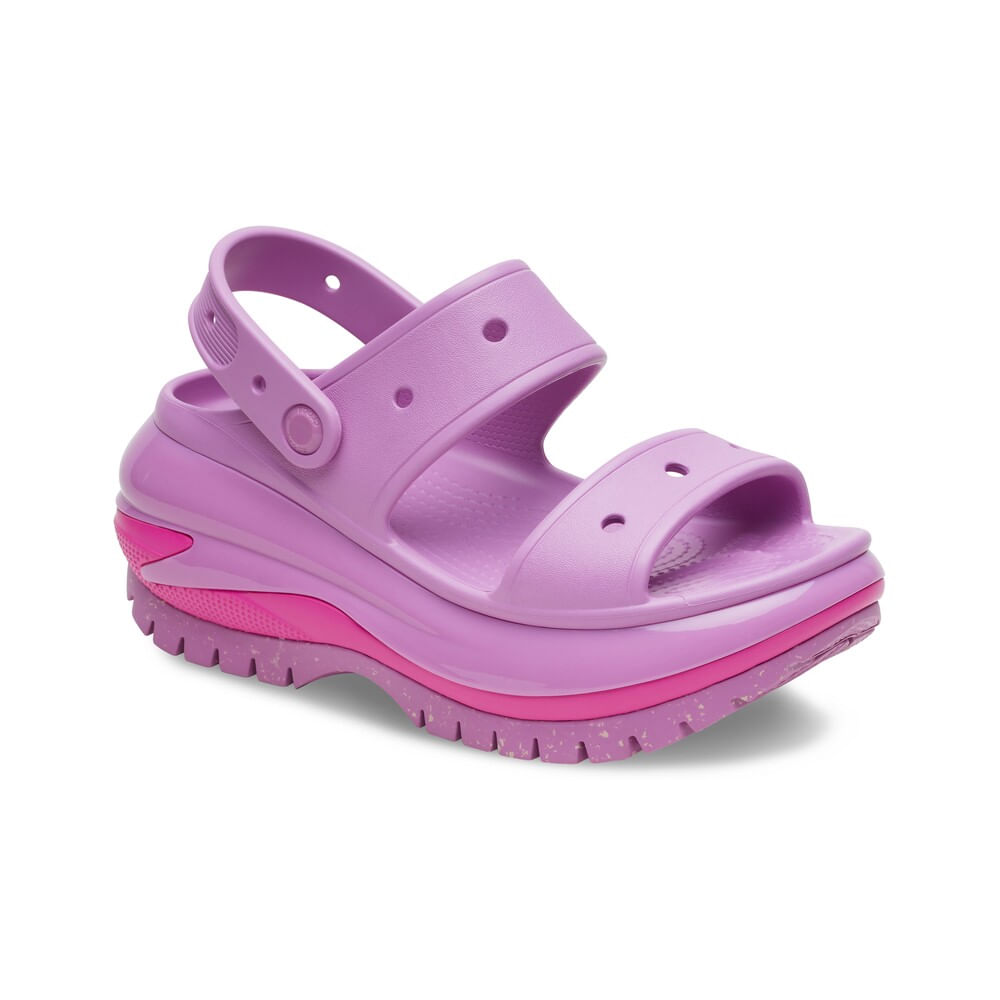 Sandália Crocs Classic Mega Crush Sandal BUBBLE