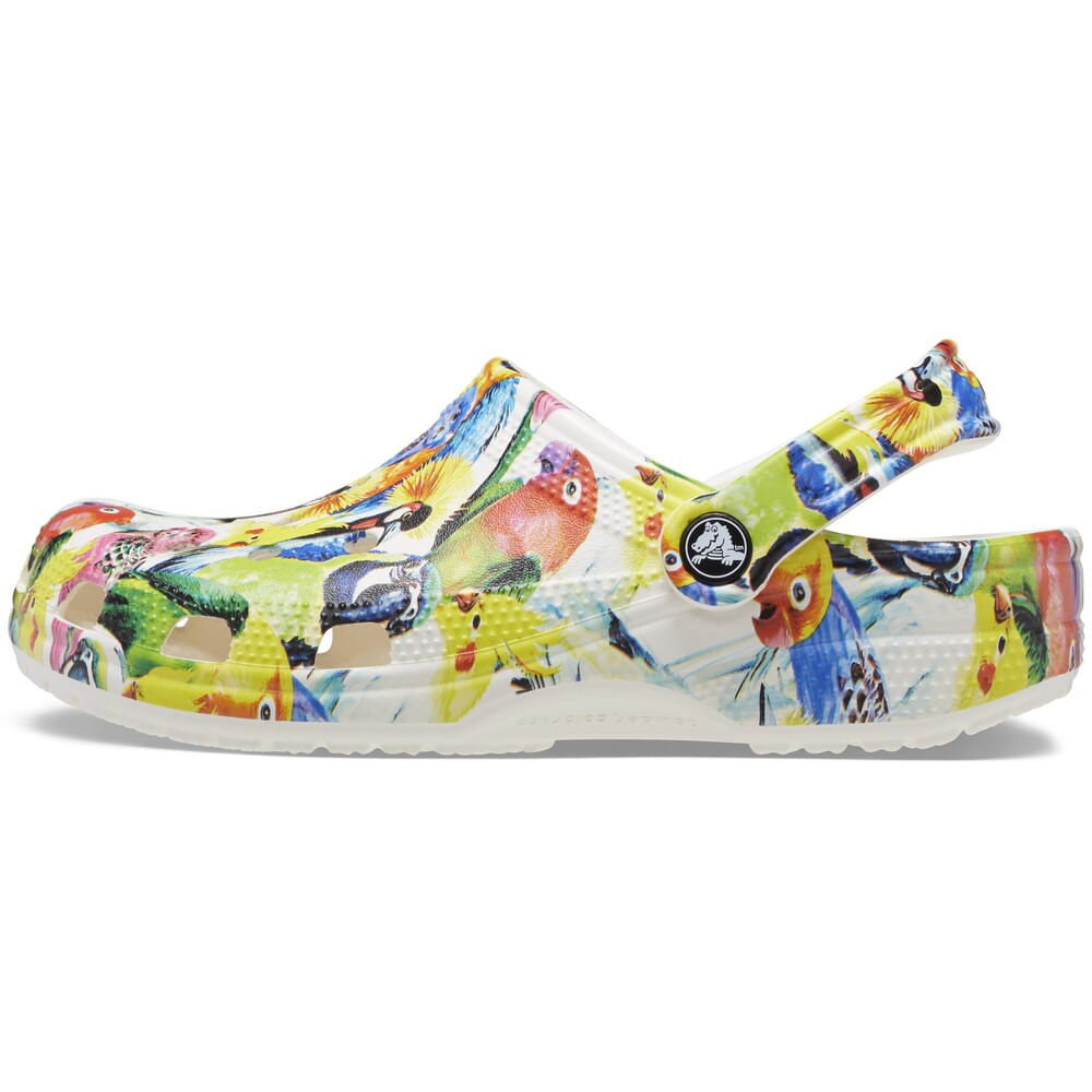 Sandália Crocs Classic Island Escape Clog WHITE/MULTI