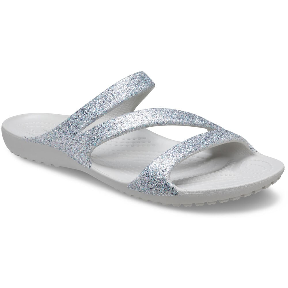 Sandália Crocs Kadee II Glitter SILVER