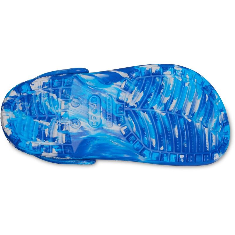 Sandália Crocs Classic Marbled Clog Juvenil BLUE BOLT/MULTI