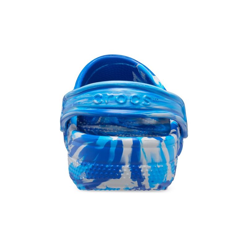 Sandália Crocs Classic Marbled Clog Juvenil BLUE BOLT/MULTI