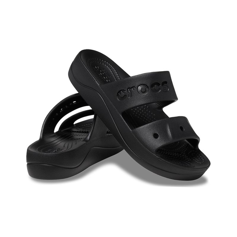 Sandália Crocs Baya Platform Sandal BLACK