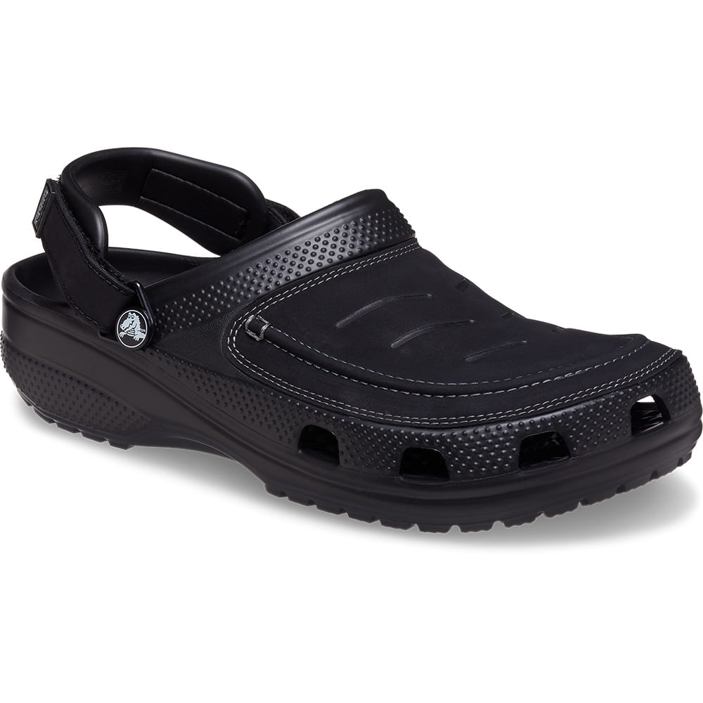 Sandália Crocs Yukon Vista II LR Clog BLACK/SLATE GREY