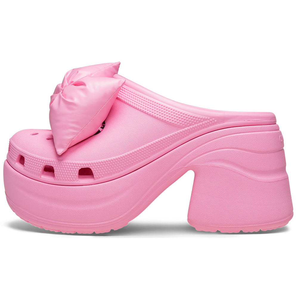 Sandália Crocs Siren Bow Clog PINK TWEED