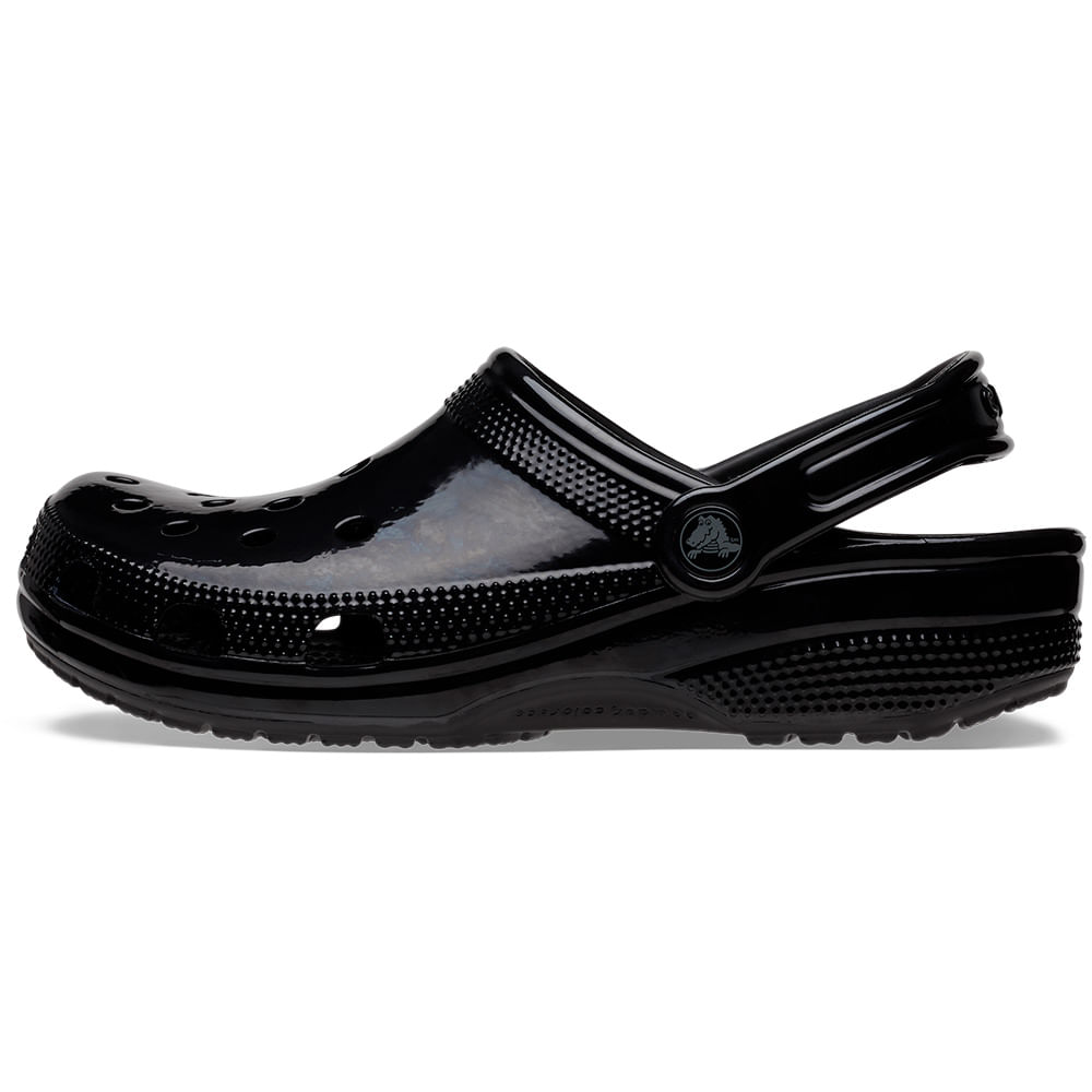Sandália Crocs High Shine Classic Clog BLACK