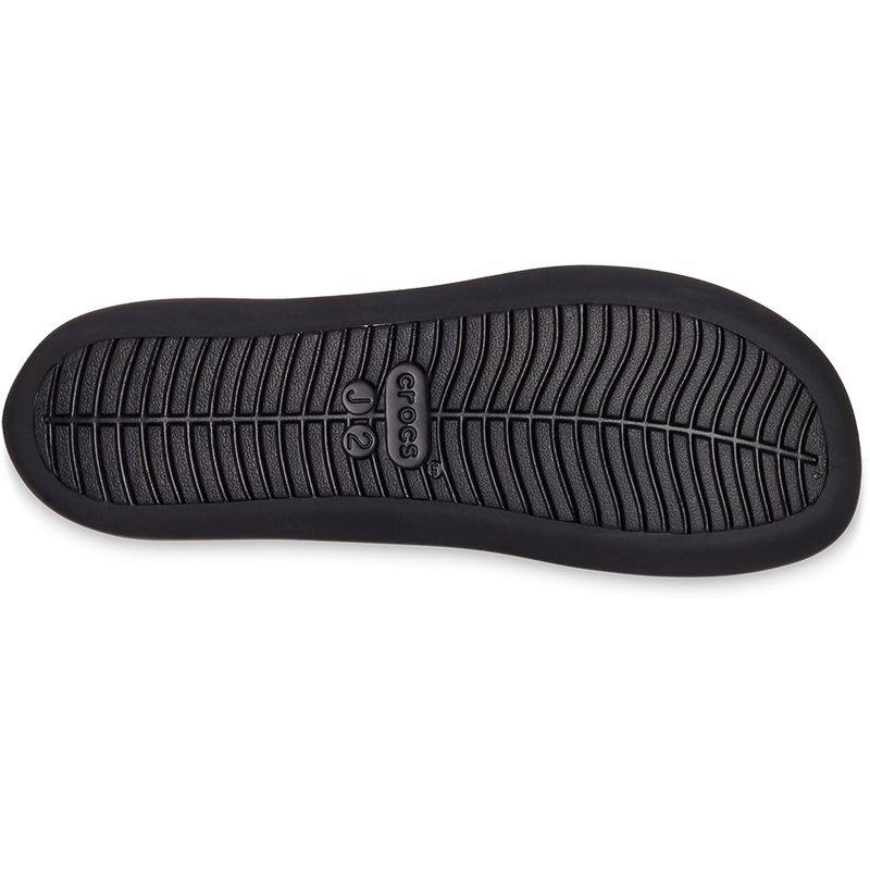 Sapatilha Crocs Brooklyn Flat Juvenil BLACK