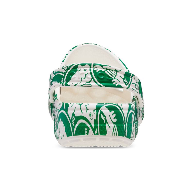 Sandália Crocs Classic Duke Print Clog Juvenil GREEN IVY