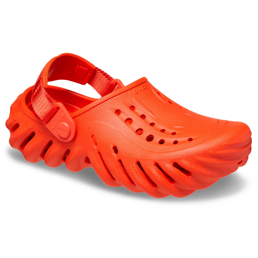 Sandália Crocs Echo Clog Infantil LAVA