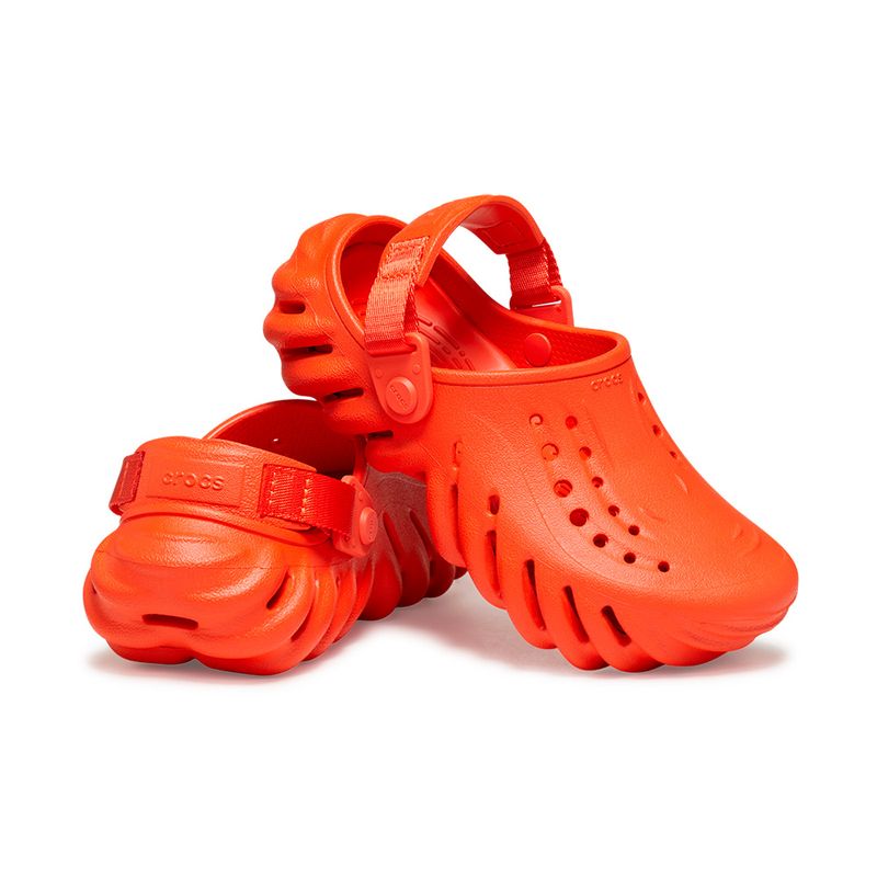 Sandália Crocs Echo Clog Infantil LAVA