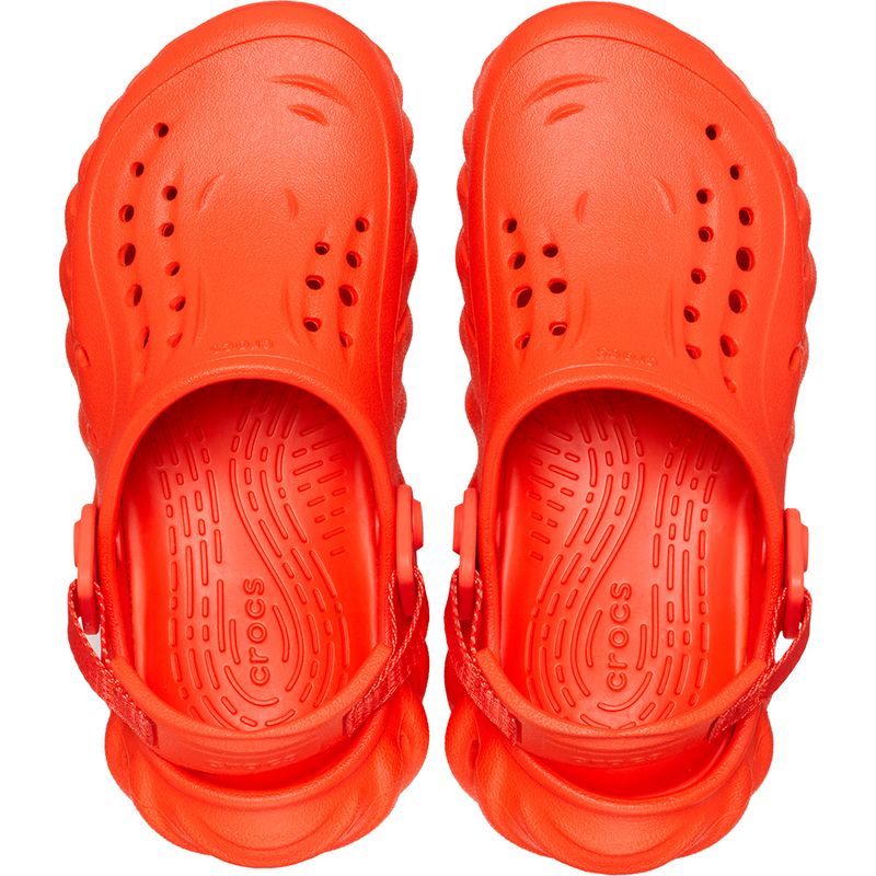 Sandália Crocs Echo Clog Infantil LAVA